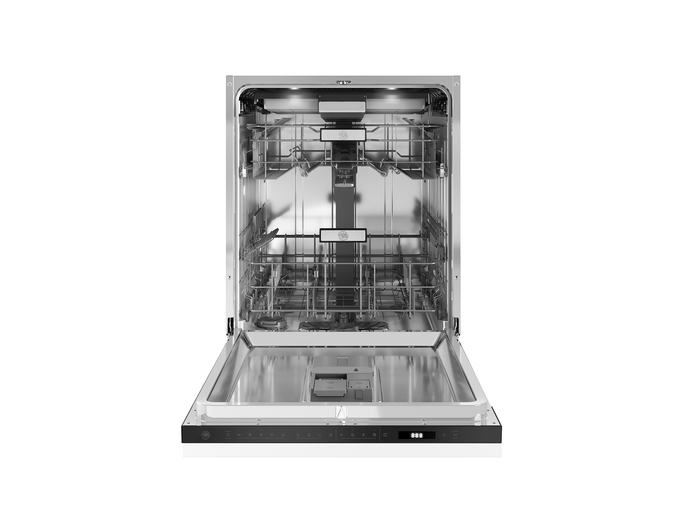 Carbonio Door Panel for 60cm Built-in Dishwashers | Bertazzoni